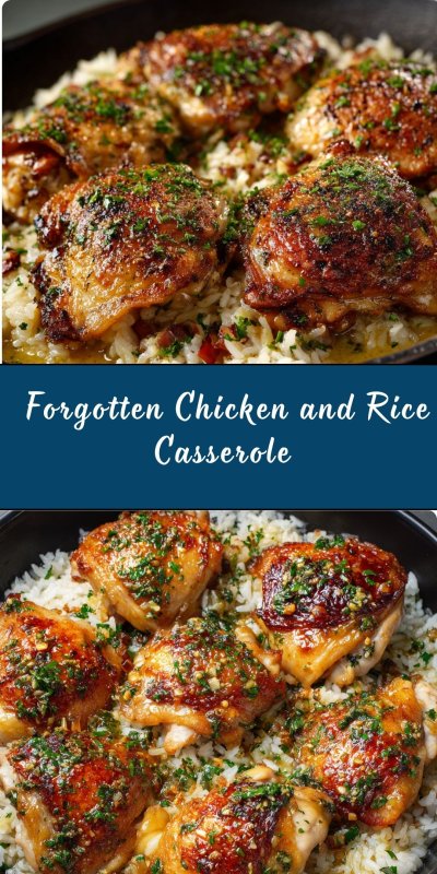 Forgotten Chicken and Rice Recipe: Easy Comfort Food Magic