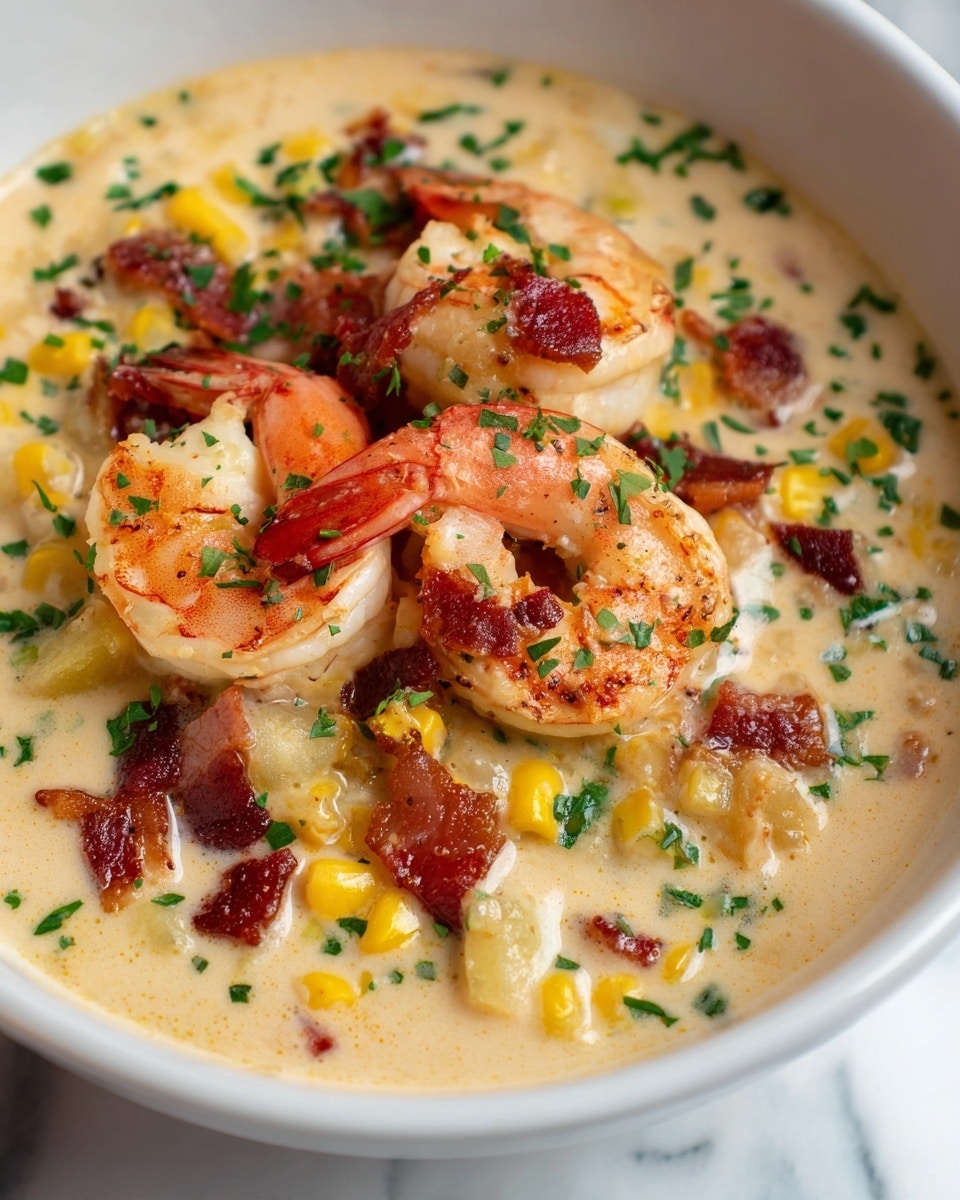 Creamy Potato, Shrimp, and Corn Chowder | Cozy Seafood Soup